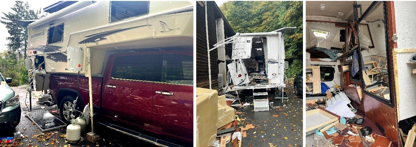 Couple hospitalized after camper explodes in Onondaga County