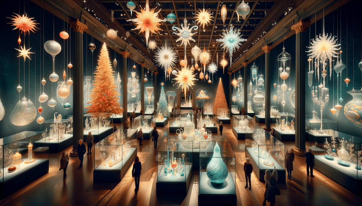 Corning Museum of Glass showcases spectacular holiday displays