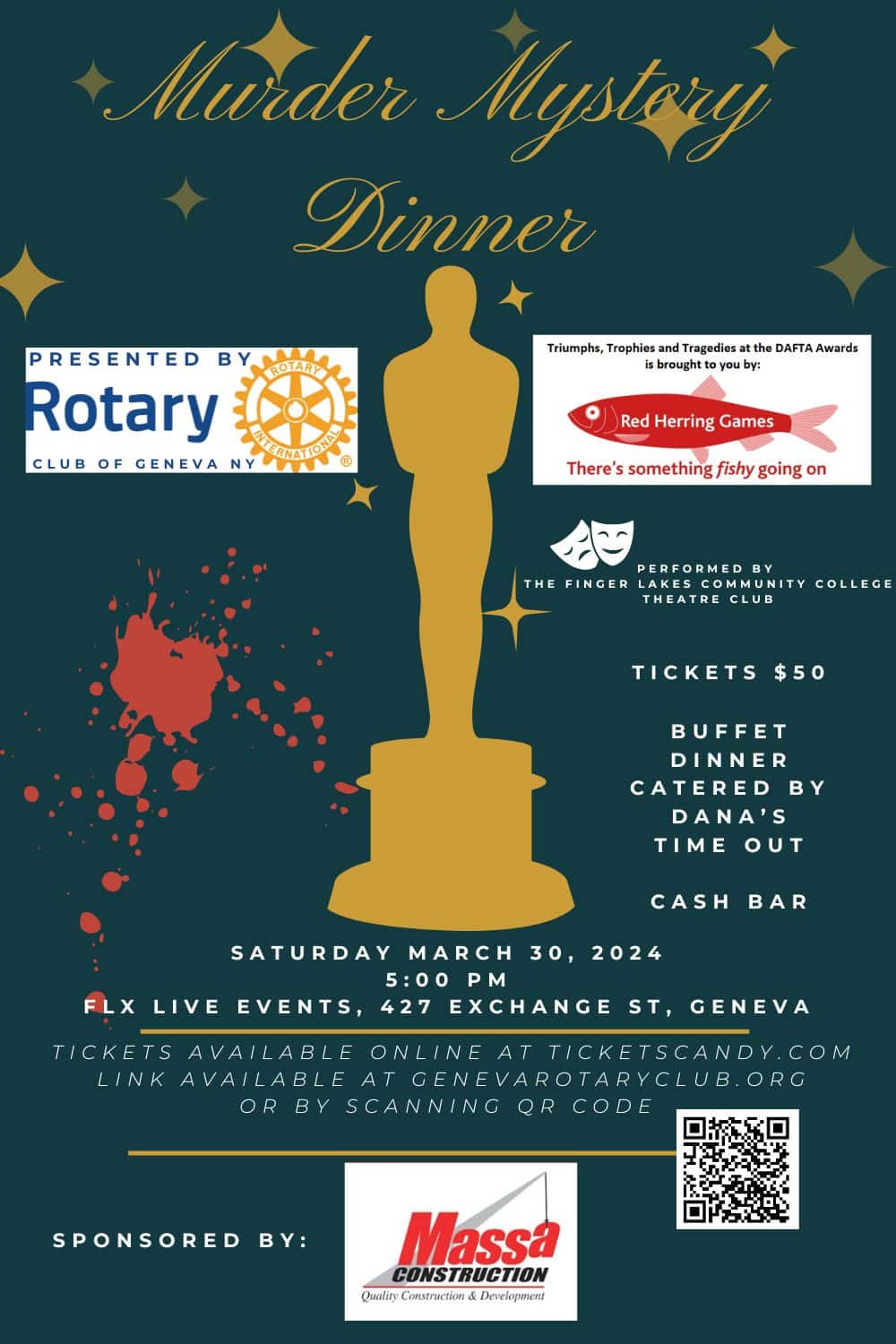 Geneva Rotary Club to host Murder Mystery Dinner at FLX Live