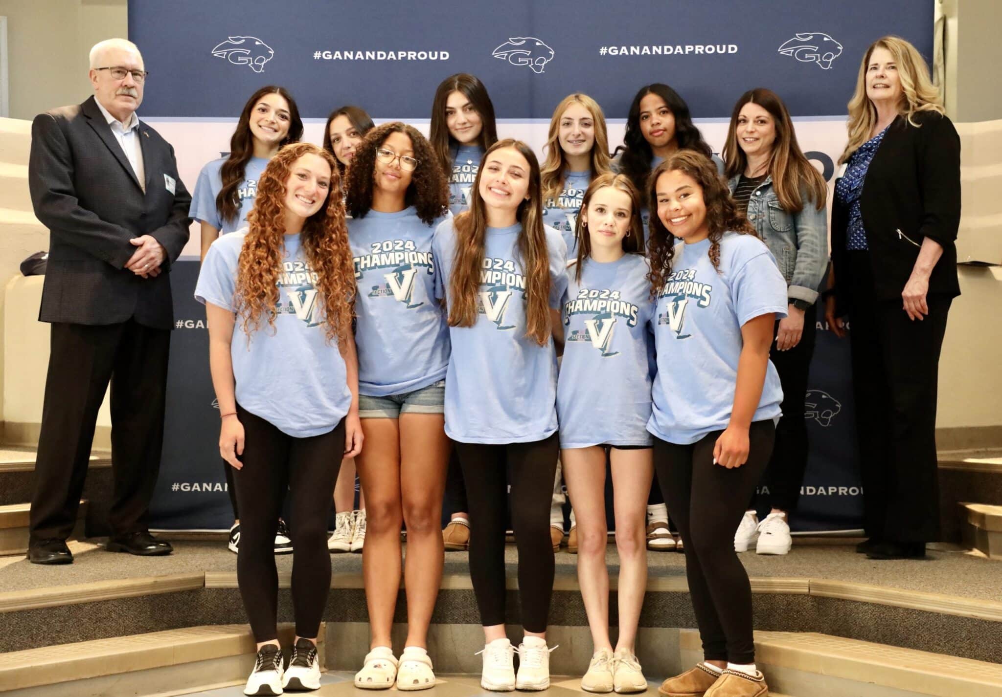 Gananda athletes honored by local officials