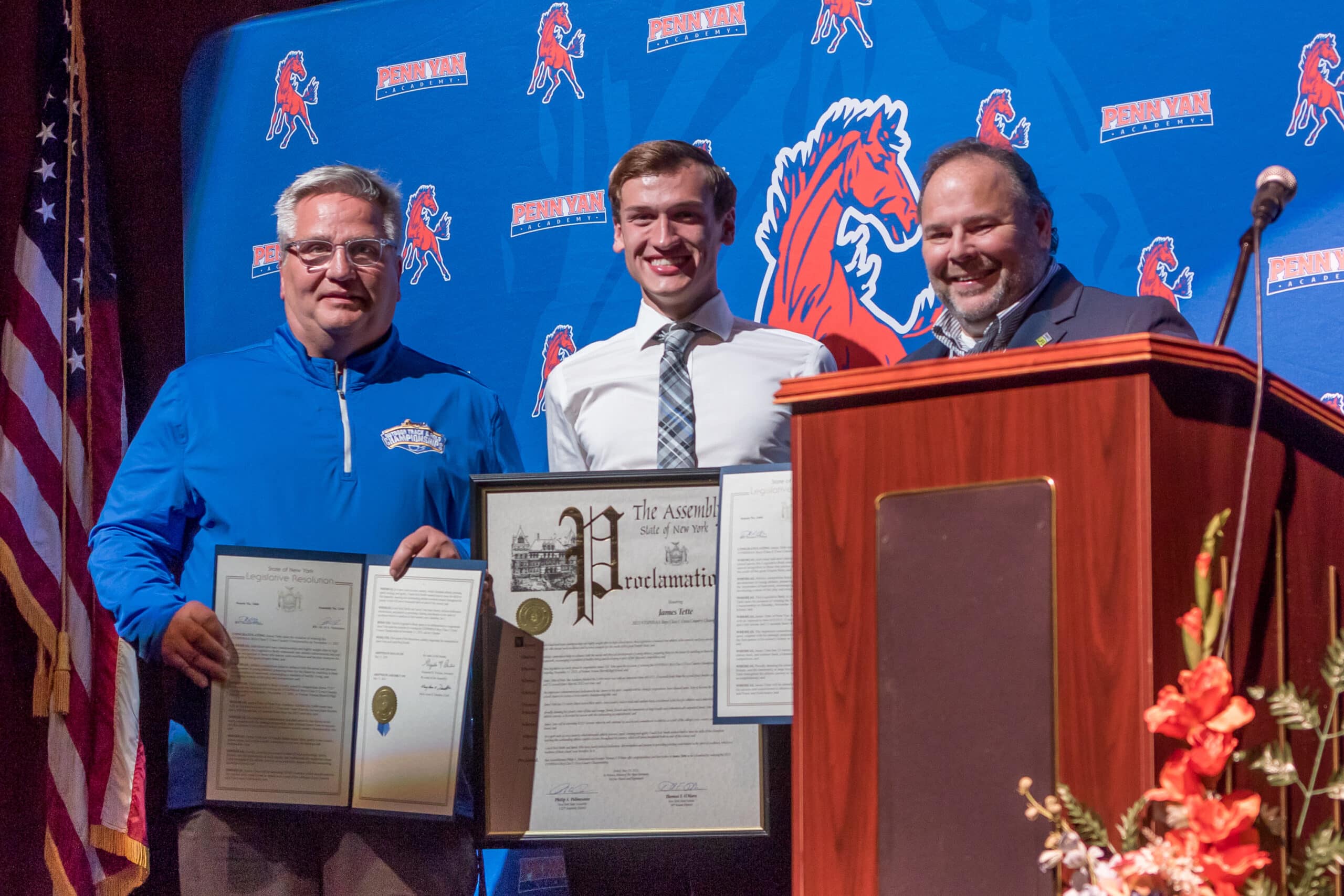 Penn Yan's cross country champion honored by state leaders