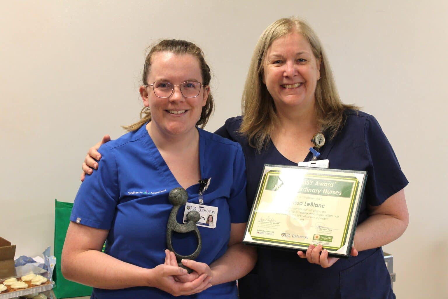 Pediatric nurse receives Thompson's 'DAISY' award