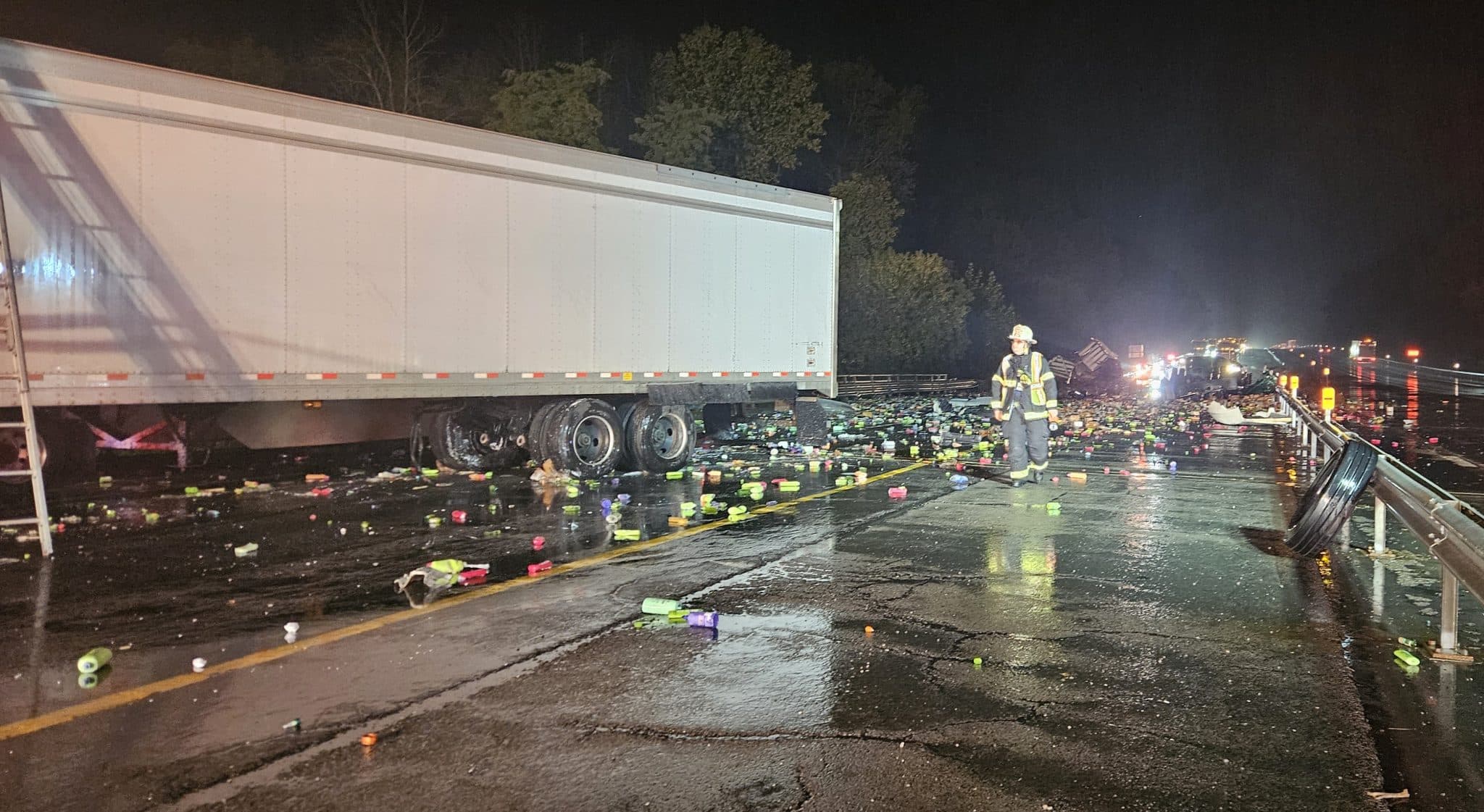 Latest on three-truck crash near Exit 42 on Thruway: First responders ...