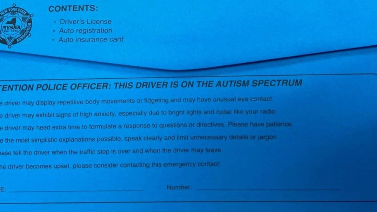 Sheriff's offices across the Finger Lakes adopt Blue Envelope Program for drivers with autism