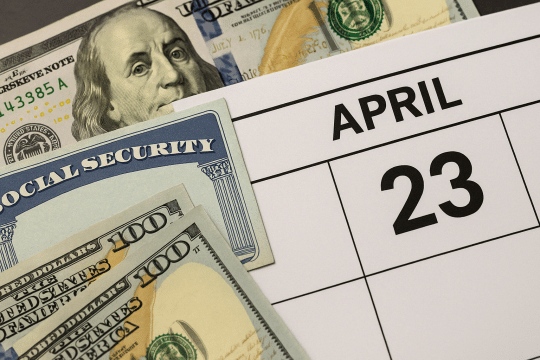 Next Social Security Disability Payment: April 23