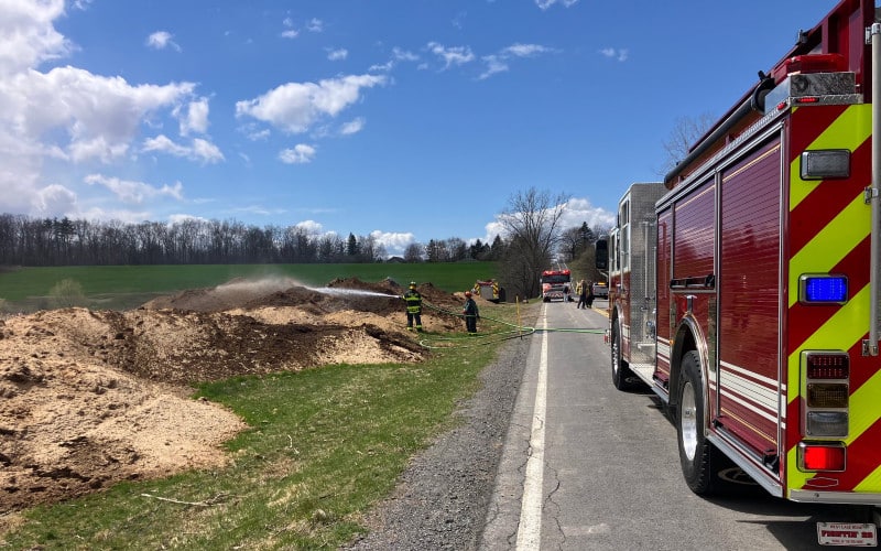 Geneva-area Brush Fire Contained by First Responders