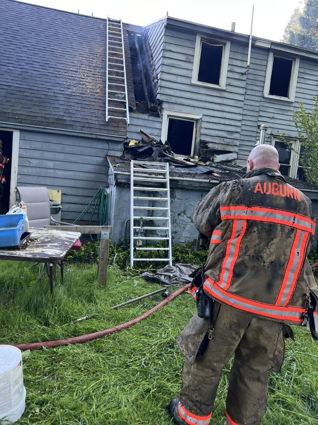 Fire tears through Auburn home early Monday morning