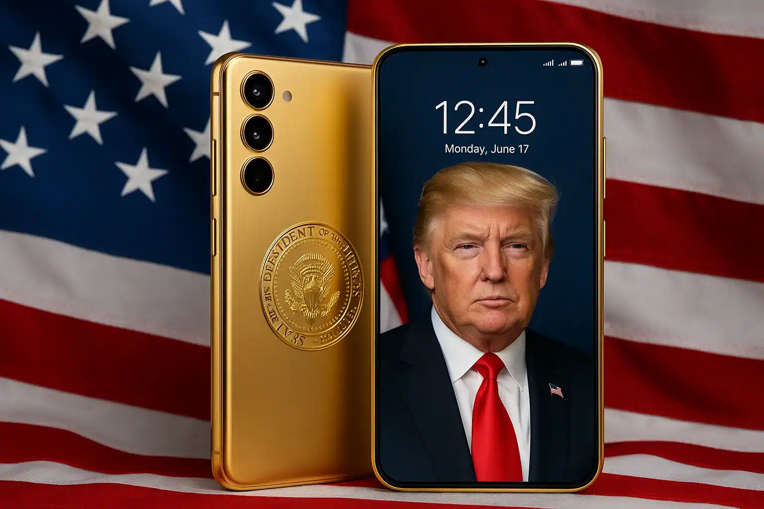 Trump Mobile Launches MAGA-Themed 5G Plan and Gold Smartphone
