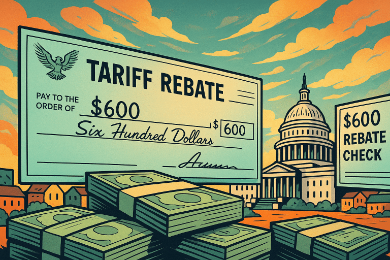 Stimulus check 2025: $600 tariff rebate plan gains traction