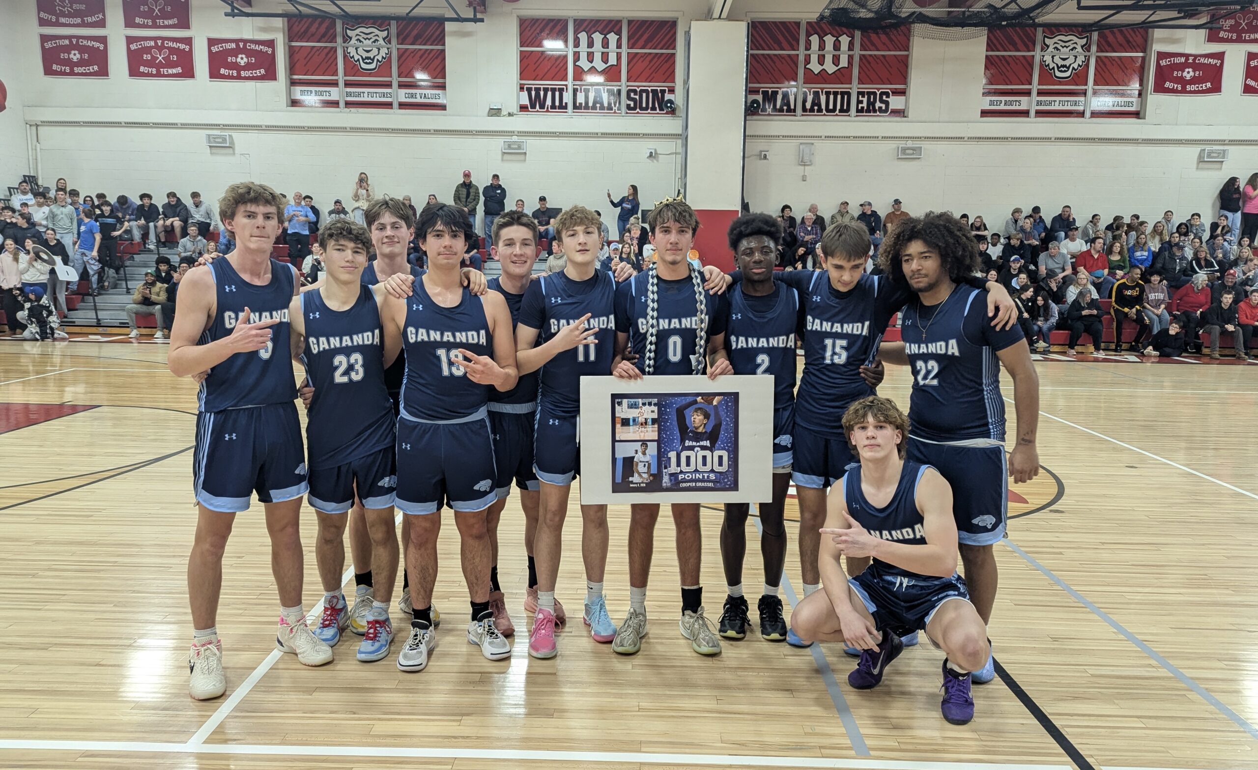 HS BASKETBALL REPORT: Gananda's Cooper Grassel joins 1,000-point club ...