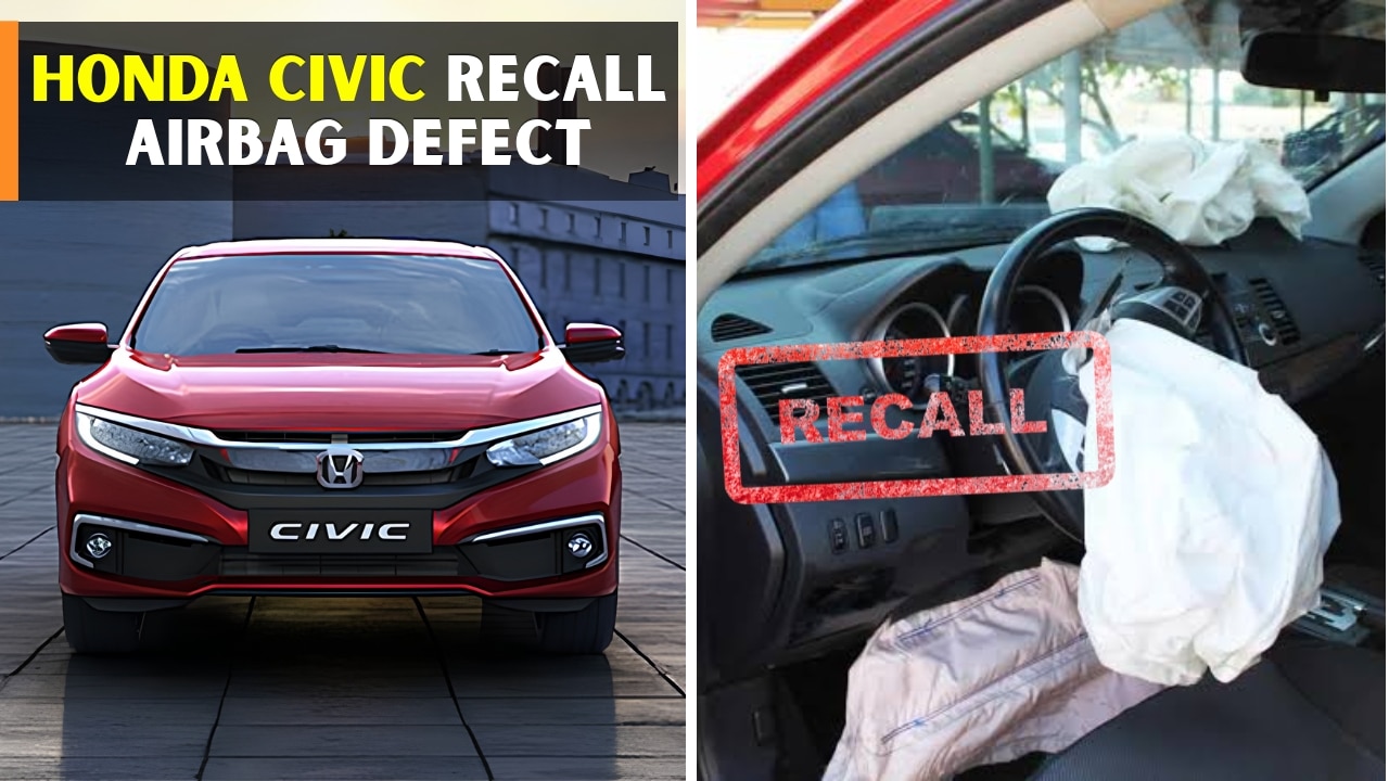 Honda Civic Recall Expands as Nearly 100,000 Vehicles Face Airbag ...