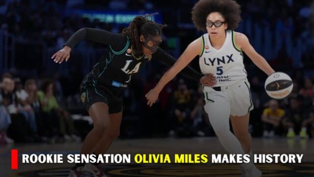 Olivia Miles Sets WNBA Rookie Record With 24 First-Half Points in Lynx ...
